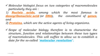 1. Introduction to Molecular Biology.pptx