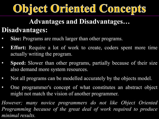 1 Object Oriented Programming Using Java Oops Concepts Ppt