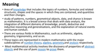 1.1. & 1.2 Nature Scope Importance Value of Mathematics.pptx