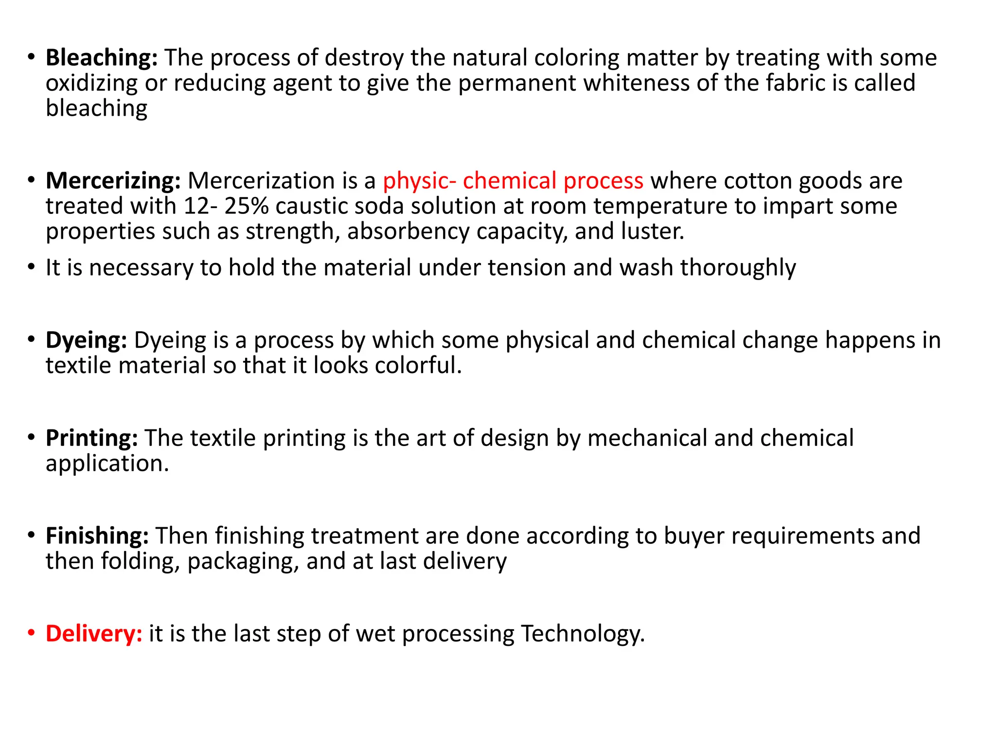 1. Introduction to Wet Processing Technology.pptx | Needlework | Arts and Crafts