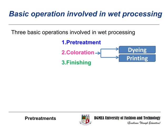 1. Introduction to Wet Processing Technology.pptx | Needlework | Arts and Crafts
