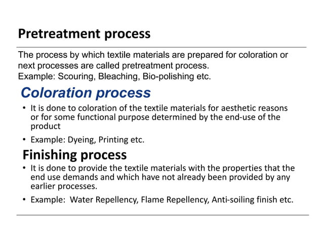 1. Introduction to Wet Processing Technology.pptx | Needlework | Arts and Crafts