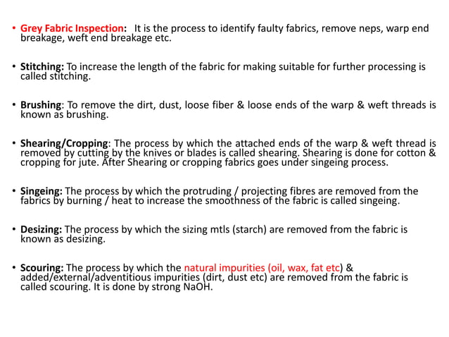 1. Introduction to Wet Processing Technology.pptx | Needlework | Arts and Crafts