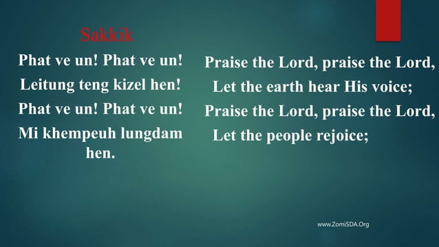 ZBC 1. PASIAN A MINTHANG HEN (To God be the Glory).pptx | Christianity ...