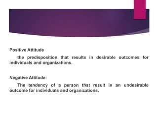 1. ATTITUDE presentation for general class | PPTX