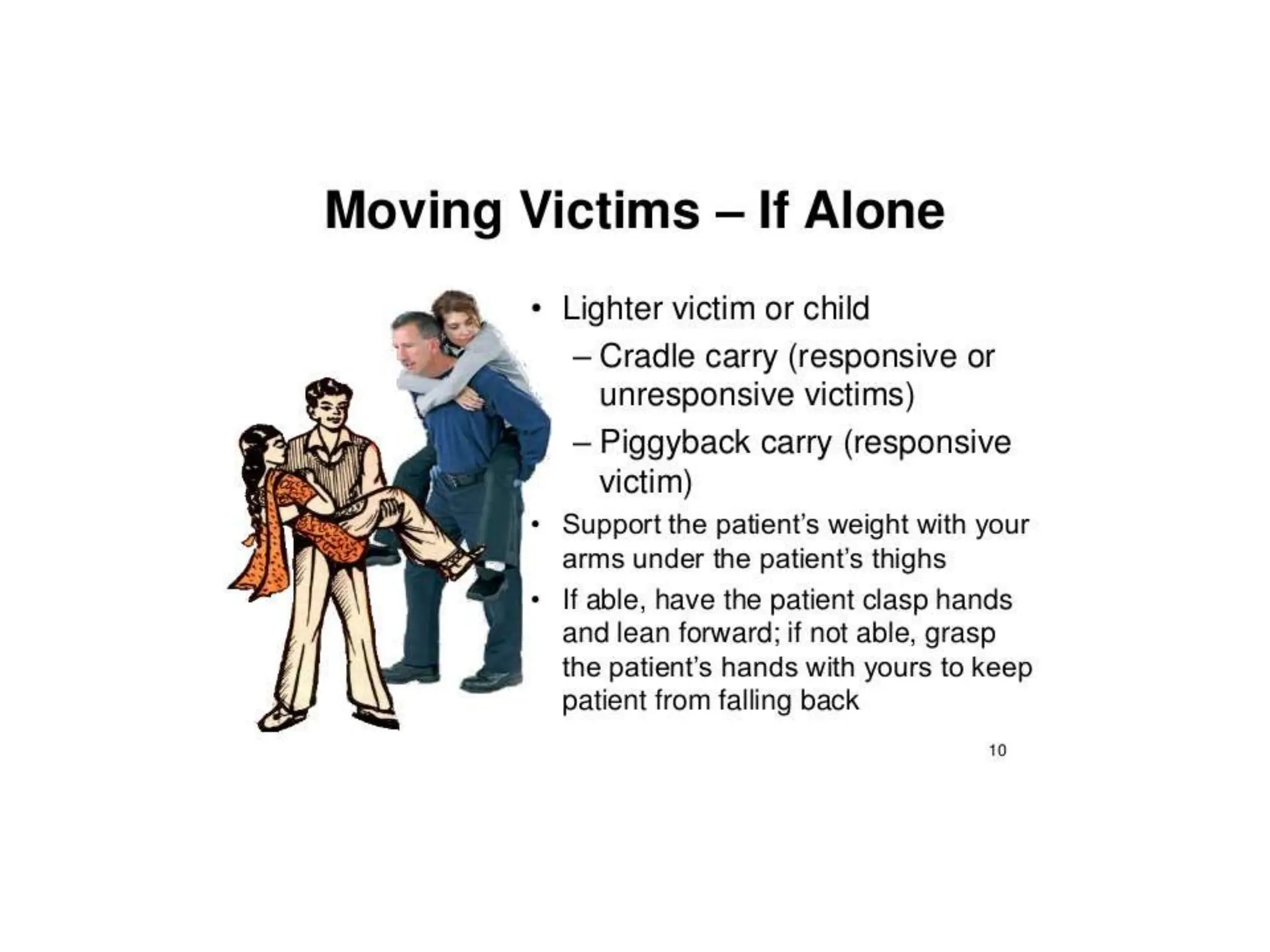 Transportation and types of carrying of injured person | PPT