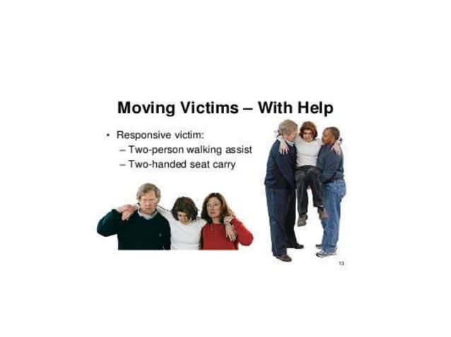 Transportation and types of carrying of injured person | PPT