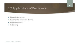 Fundamentals of Electronics- Basic Electronics notes | PDF