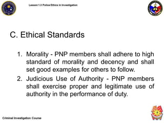 1.3-Pofessional Conduct and Ethical Standard. | PPTX