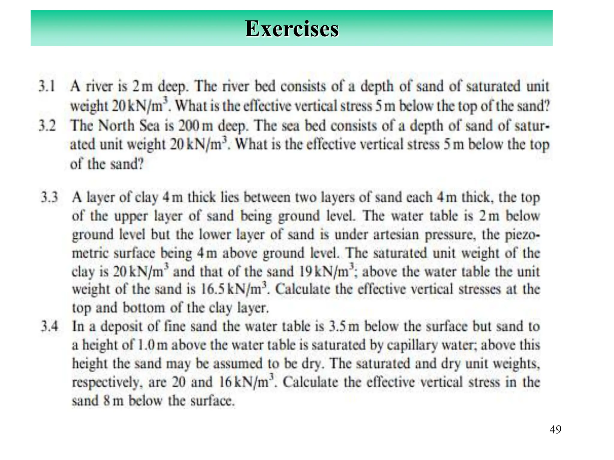 1.Lect-1 Effective stress(geotechnical engineering).ppt | Geology | Science