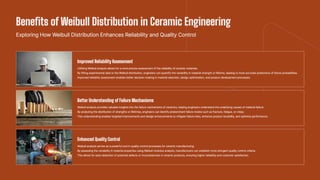 Weibull Distribution and Reliability of Ceramics | PPT