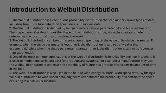 Weibull Distribution and Reliability of Ceramics | PPT