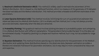 Weibull Distribution and Reliability of Ceramics | PPT
