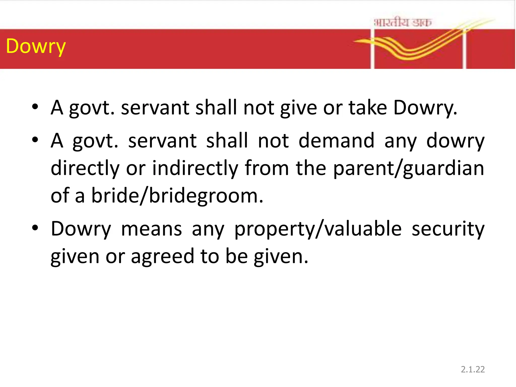 Central Civil Services Conduct Rule 1964.ppt