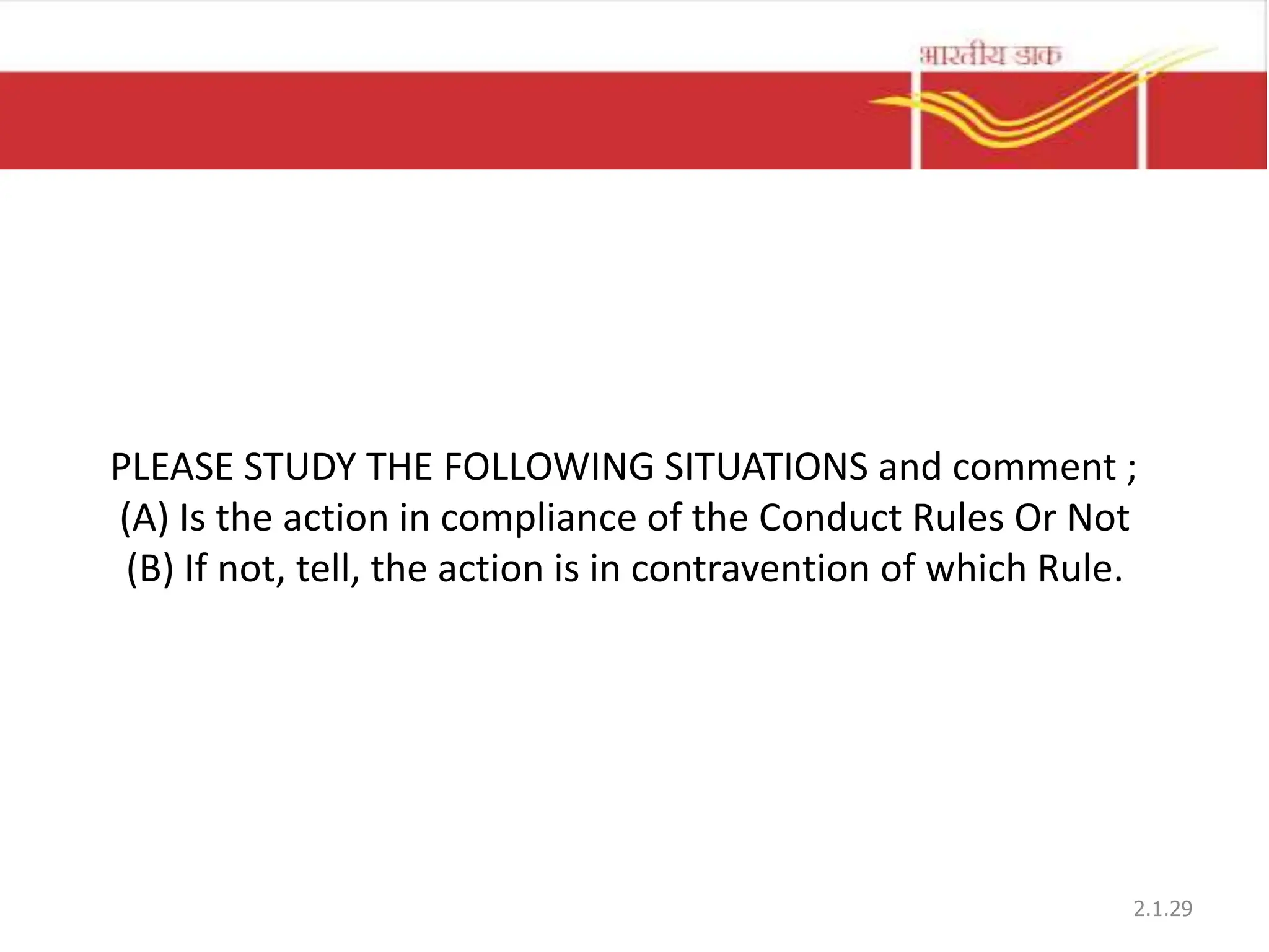 Central Civil Services Conduct Rule 1964.ppt