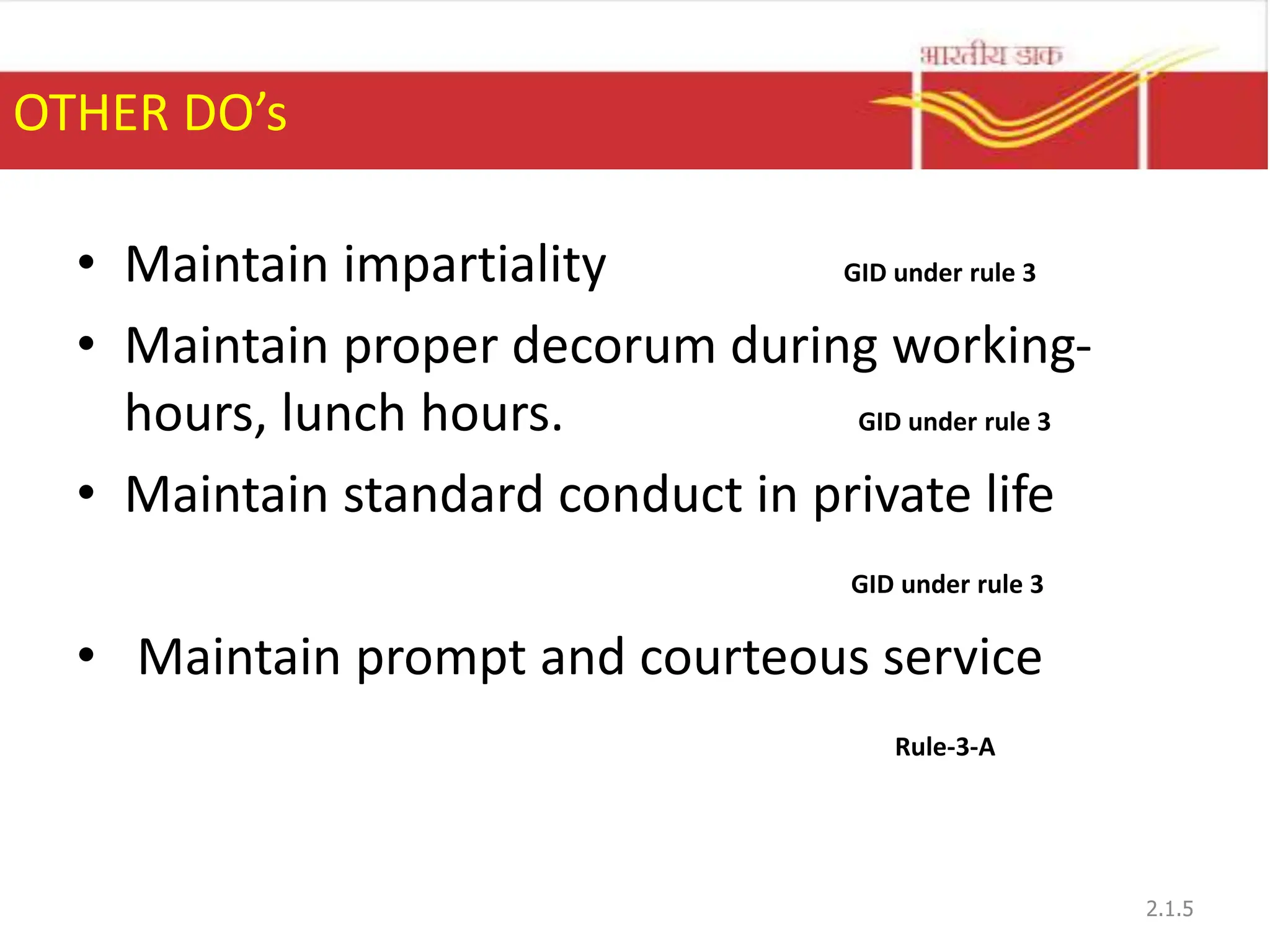 Central Civil Services Conduct Rule 1964.ppt
