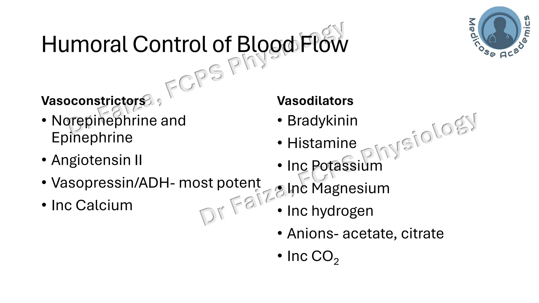Control of Local Blood Flow: acute and chronic | PDF