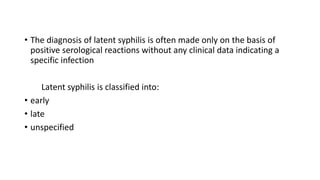 лекция 1.pptxtreatment and diagnosis of syphilis | PPT