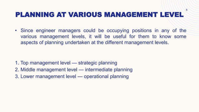 Level of managementTo know what are the level of management Definition ...