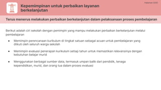Materi : Pengelolaan Sekolah yang kita cita-citakan | PDF