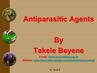 1. Antiparasitic Agents_ General Principles.pptx