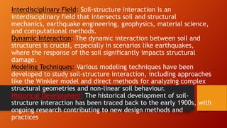 SOIL STRUCTURE INTERACTION PPT.DOXC ... | PPTX