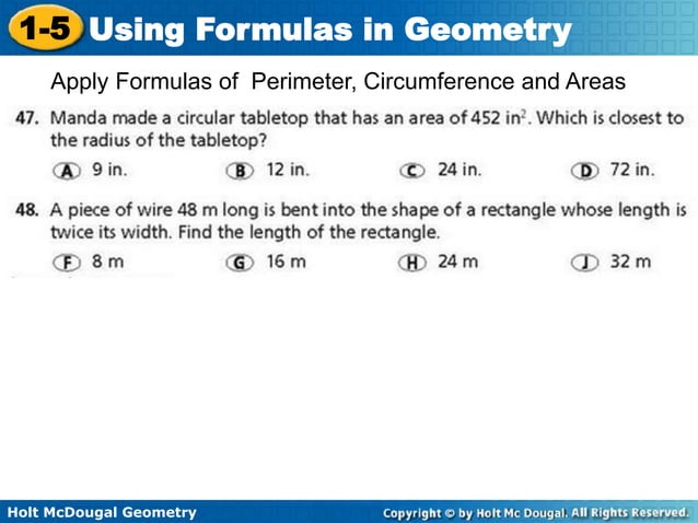 Formulas Geometry PPT Formulas Geometry PPTSoftware VN | PPT | Physics | Science