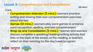 1. Lecture in Grade 8 English Lesson 1 for Intervention Camp (Denn Marc ...