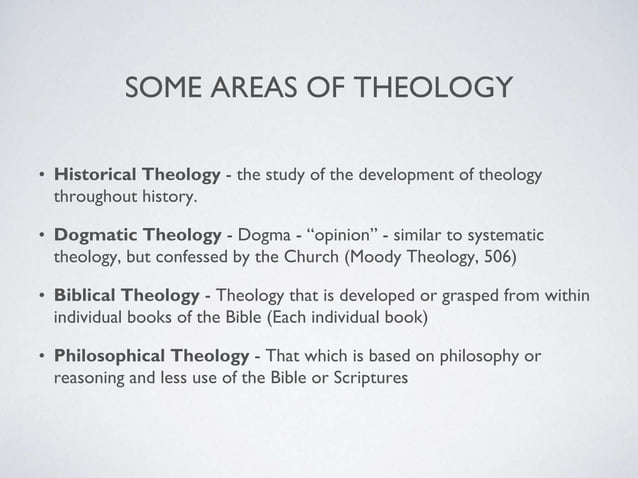 1. Systematic Theology 1 Introduction.pptx | Christianity | Religion ...