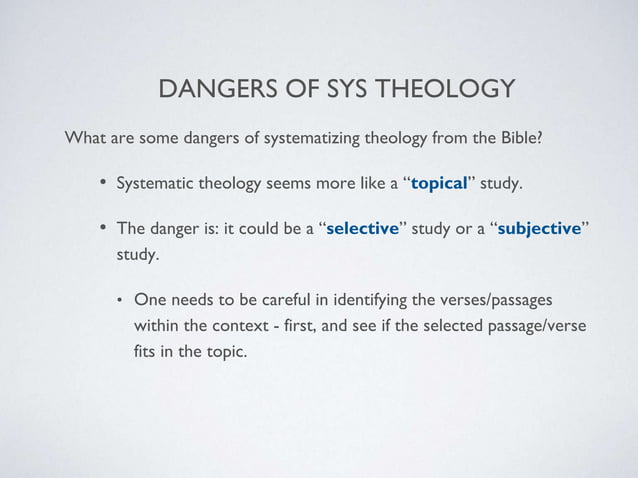 1. Systematic Theology 1 Introduction.pptx | Christianity | Religion ...