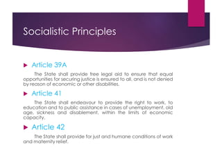 Part 4 of constitution - directive principles of state policy. How it ...