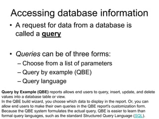 1.Databases for bioinformatics and its types | PPT