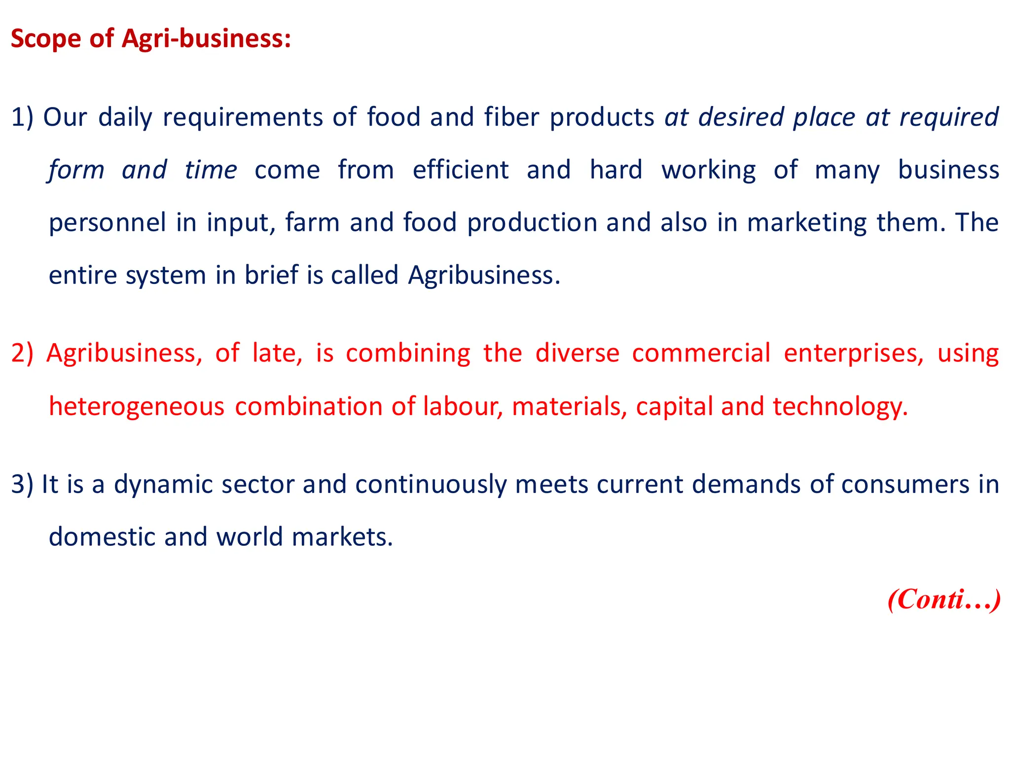 1. Agribusiness – Meaning - Definition – Structure - Importance.pdf