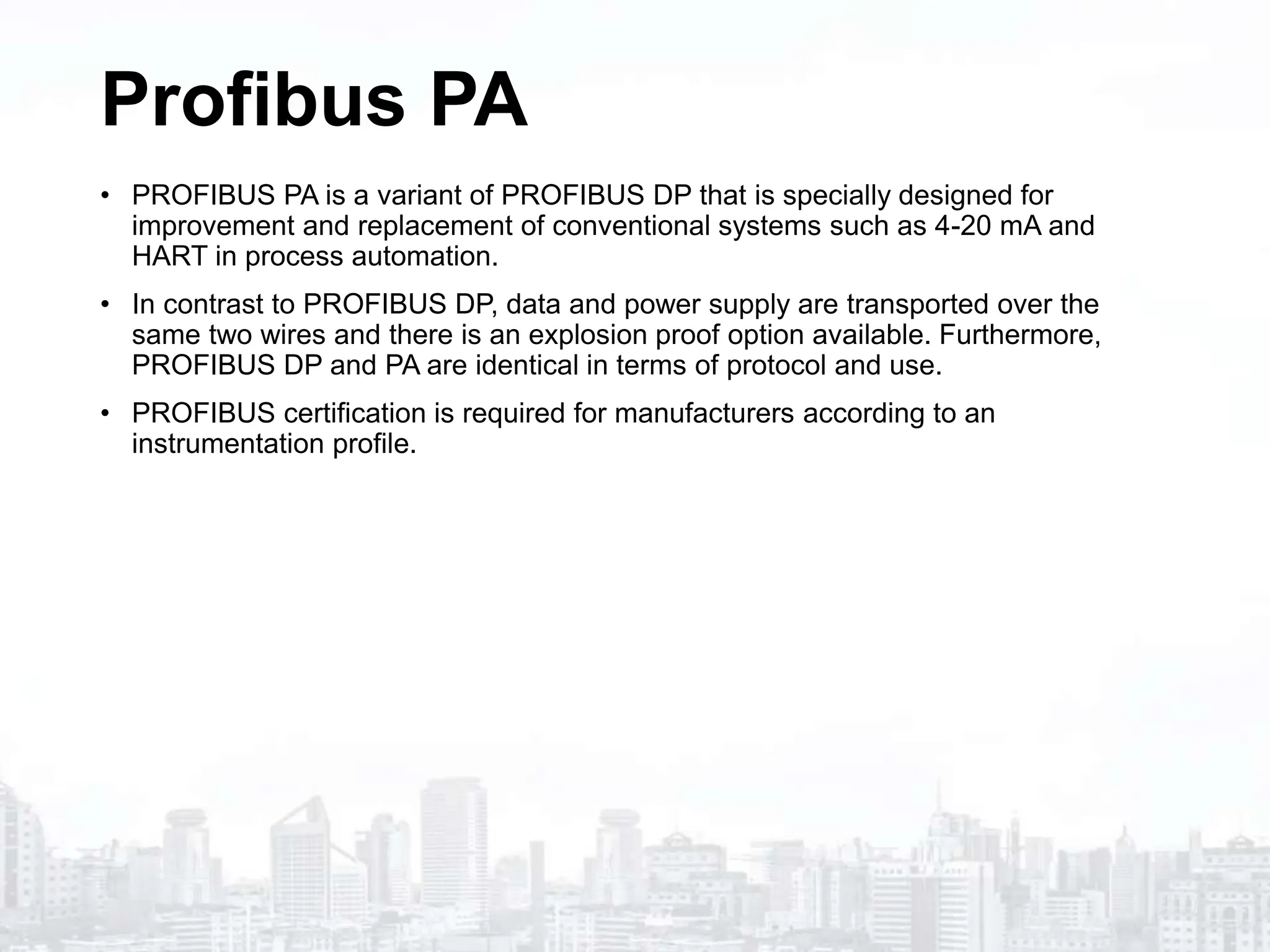 1. Profibus - Part-1 Detail & Communication | PPTX