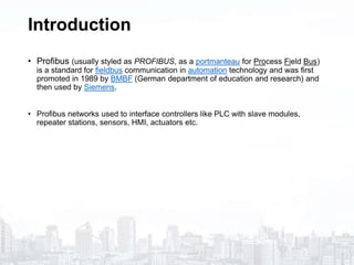 1. Profibus - Part-1 Detail & Communication | PPTX