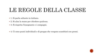 1. Presentiamoci, classe 1 d'italiano basico | PPTX