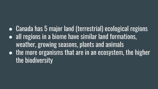 Biomes in Canada (how abiotic factors affect biomes).pptx