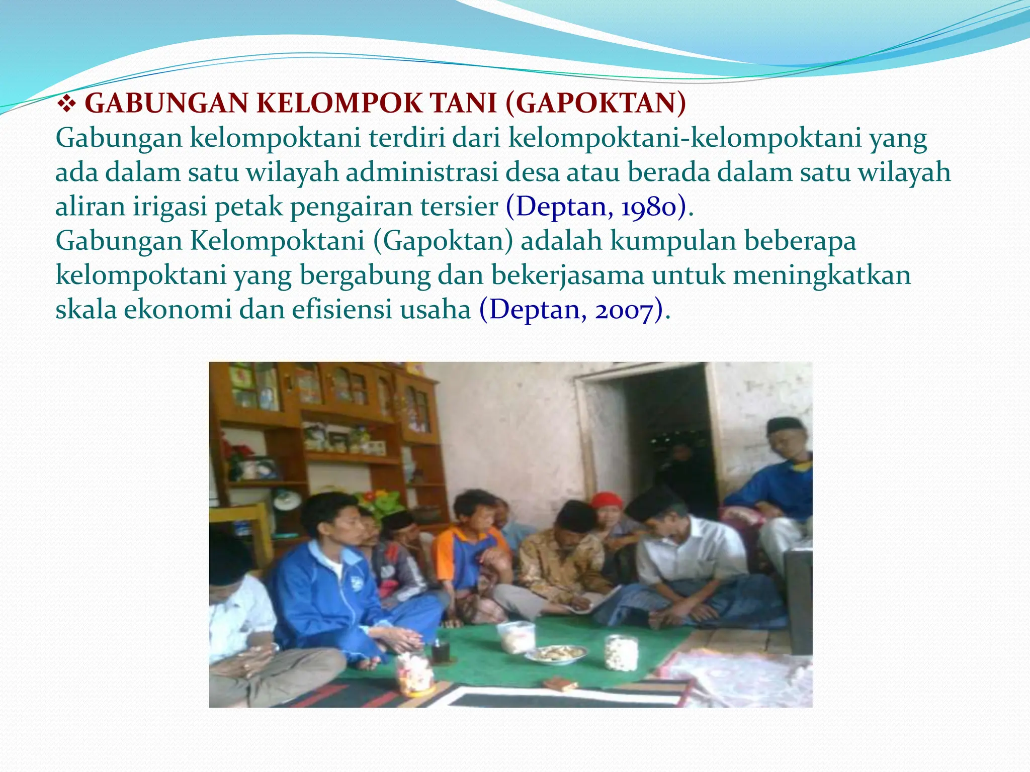 PENGUATAN KELEMBAGAAN KELOMPOK TANI DAN ADMINISTRASI | PPTX