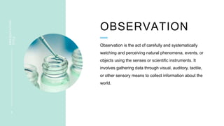 1. Science - general knowledge. How we study natural world | PPT