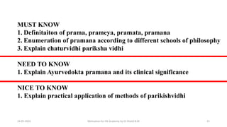 PRAMANA SHASTRA: The Indian Epistemology | PPTX