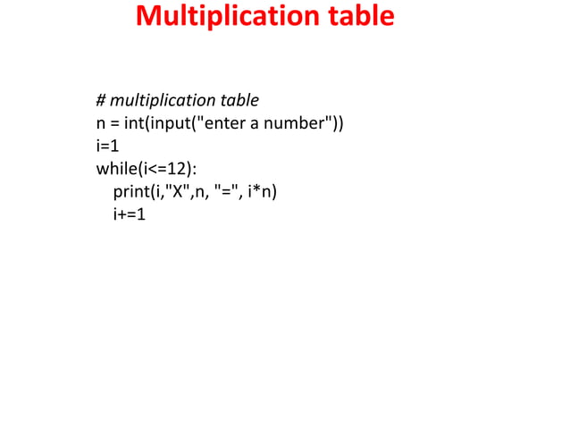 1. control structures in the python.pptx | Programming Languages ...