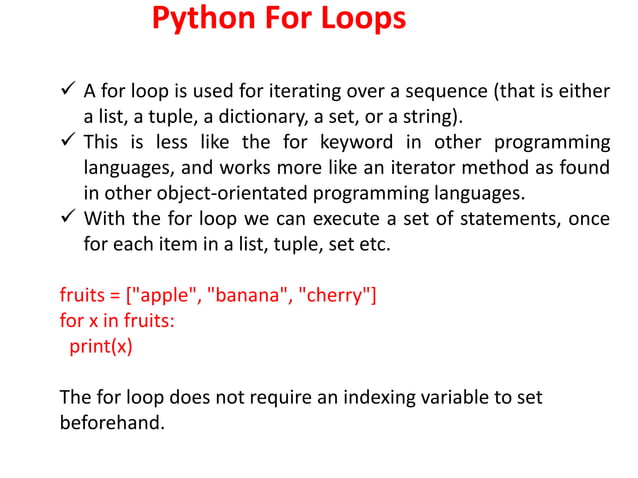 1. control structures in the python.pptx | Programming Languages | Computing