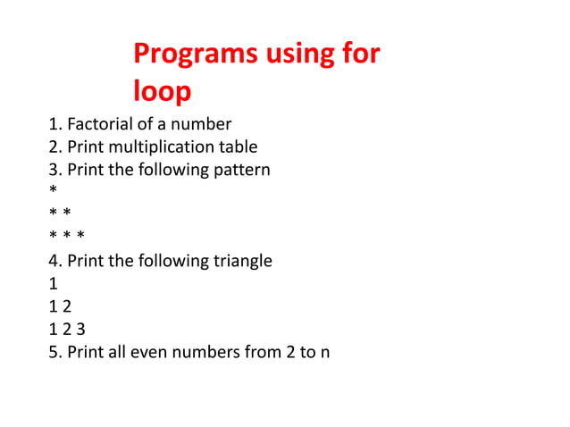 1. control structures in the python.pptx | Programming Languages ...