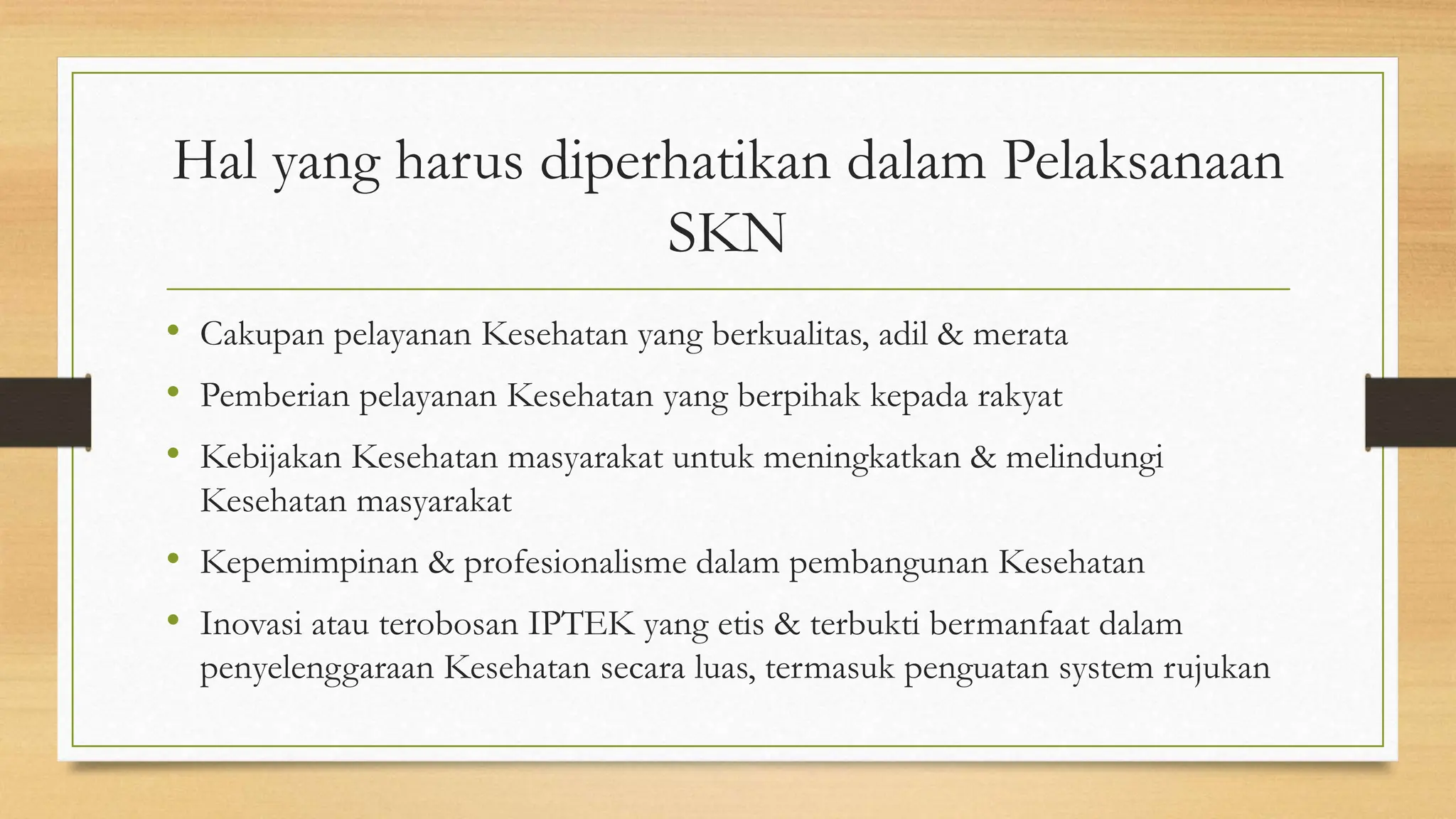 1. SISTEM KESEHATAN NASIONAL.pptx Mental | PPTX