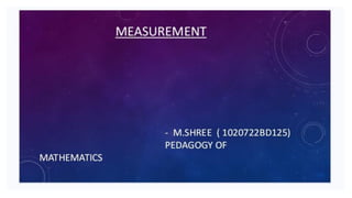Enhancing the knowledge in Measurement. | PDF