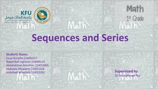 sequence and series powerpoint in math assinment | PPT