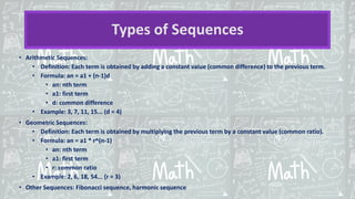 sequence and series powerpoint in math assinment | PPT