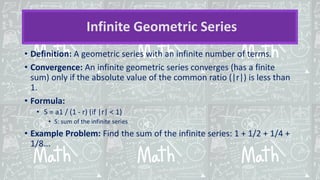 sequence and series powerpoint in math assinment | PPT