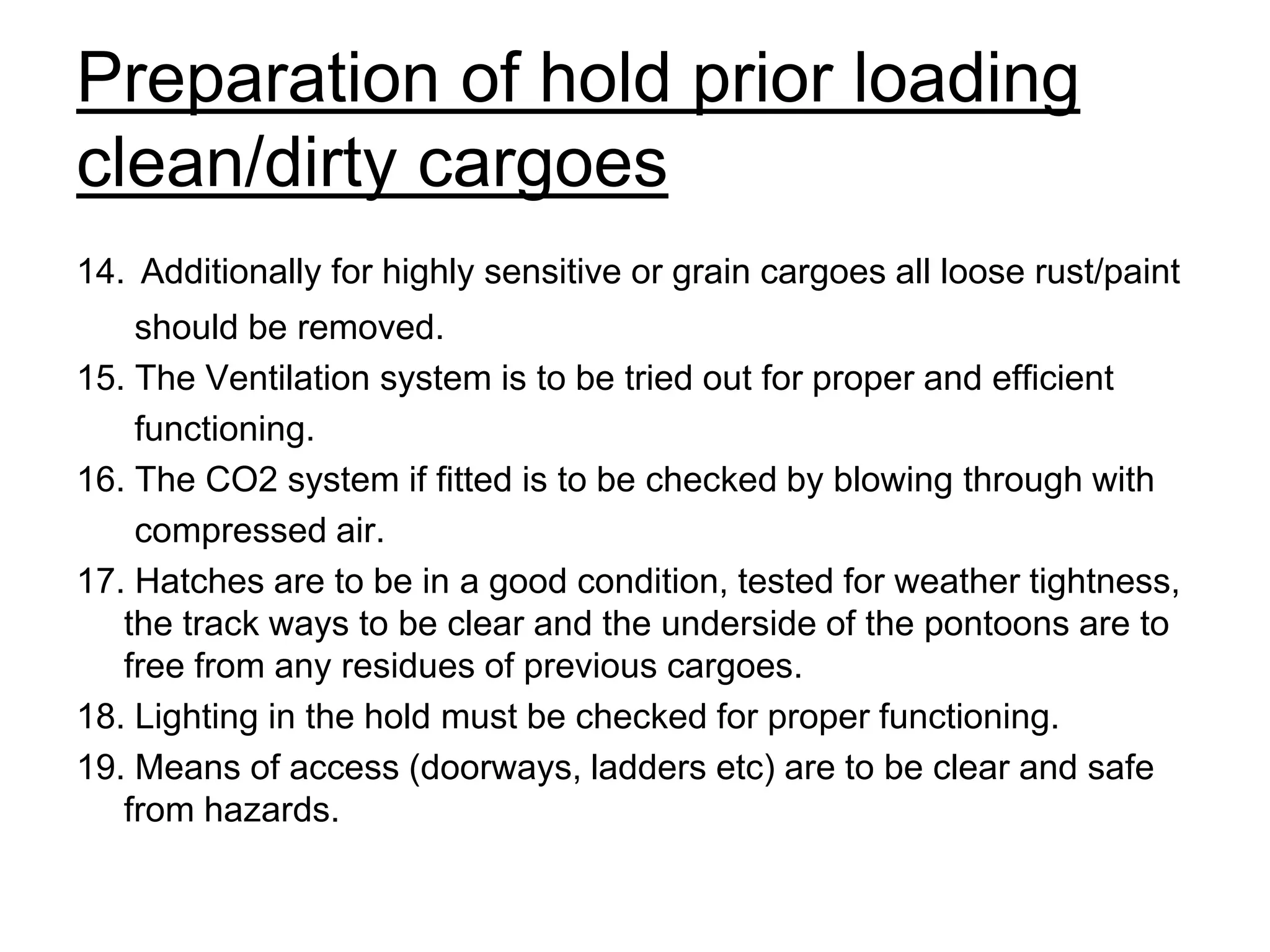 care of cargo during carrioage in merchant shipping | PPT
