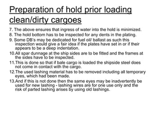care of cargo during carrioage in merchant shipping | PPT